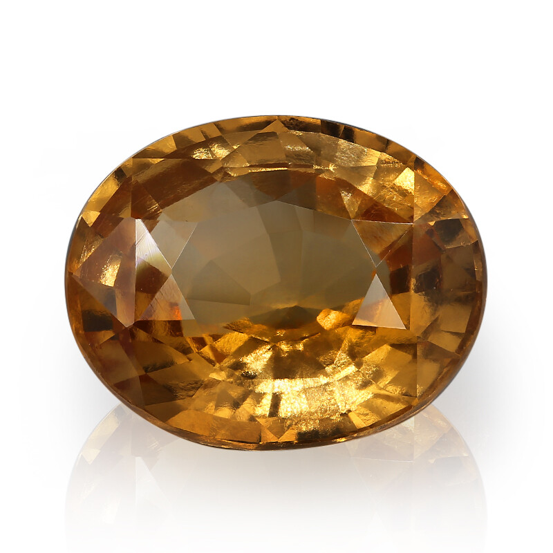 Madagaskar Grossular Edelstein 8,69 ct Oval Schliff