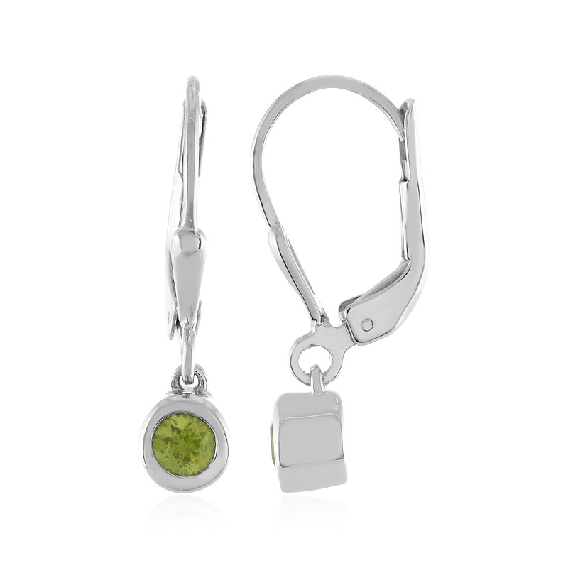 Schicke Capelinha Sphene Sterling Ohrringe, Brasilien 0,324ct