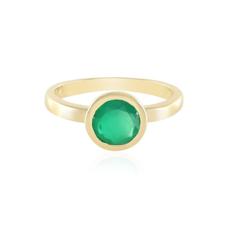 Grüner Onyx-Silberring-1490WW | Juwelo Schmuck