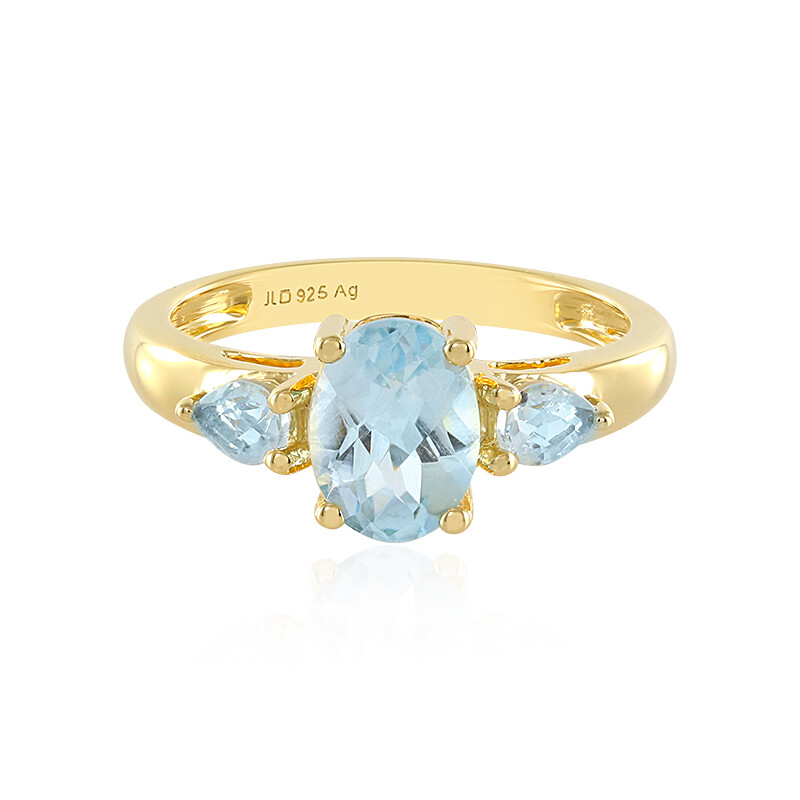 Himmelblauer Topas-Silberring-1755VY | Juwelo Schmuck
