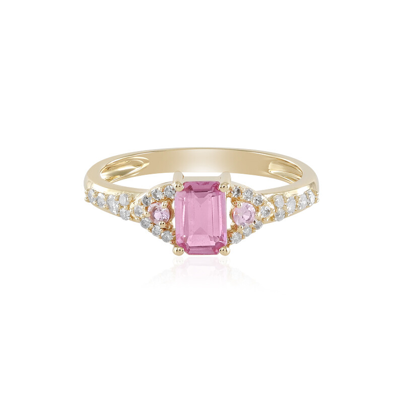 Pinkfarbener Saphir-Goldring-2726CP | Juwelo Schmuck