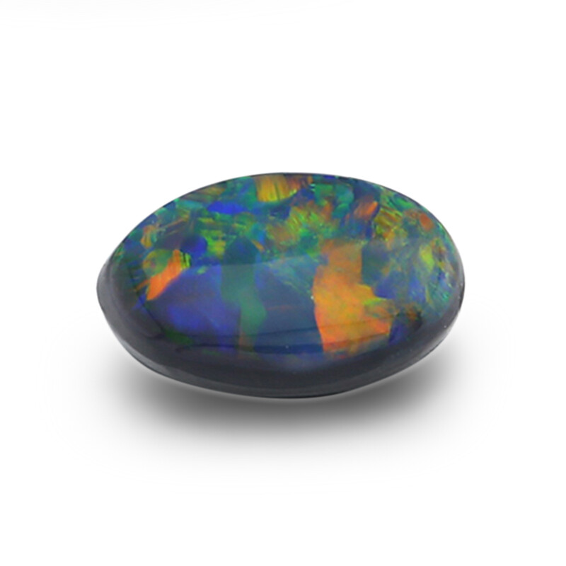 Australischer Lightning Ridge Schwarzer Opal, 1,12ct