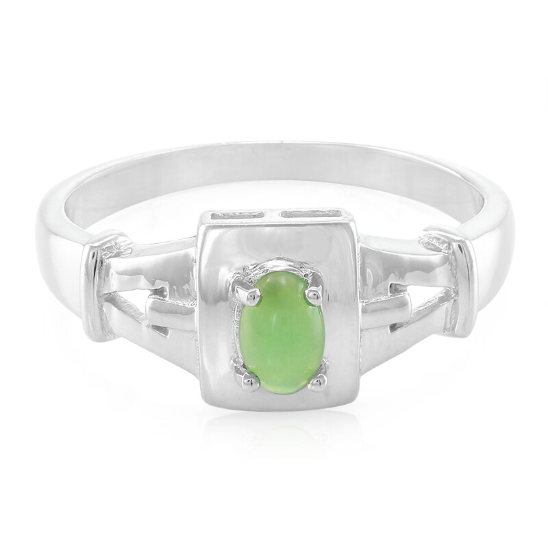 Kaiserlicher Chrysopras-Silberring-9793OK | Juwelo Schmuck