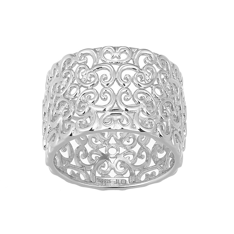 Verschnörkelter Sterling Silber Filigraner Ring