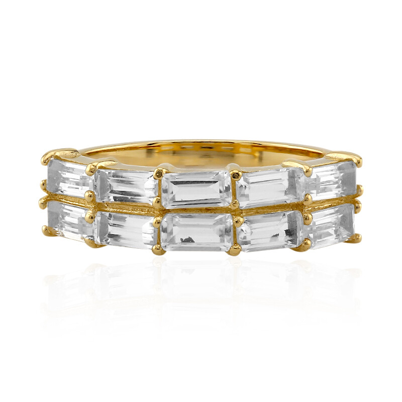 Weißer Topas-Silberring-1250TL | Juwelo Schmuck