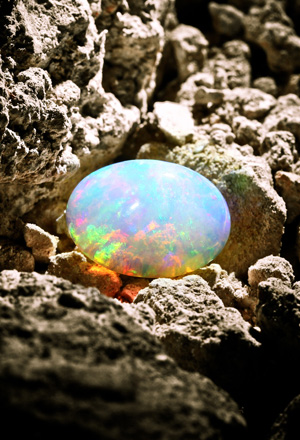 Welo-Opal-Silberring (Dallas Prince Designs)-3202XB | Juwelo Schmuck